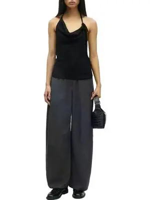 SAMSOE SAMSOE Saroko Wide-leg Trousers - Grey