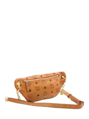 Mcm Visetos Chain Belt Bag - Brown