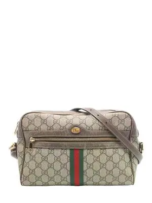 Gucci 2000s Ophidia Gg Supreme Shoulder Bag - Neutrals