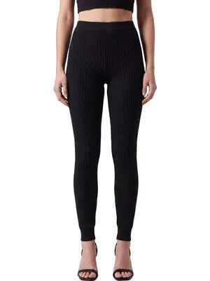TOM FORD Ribbed Trousers - Black