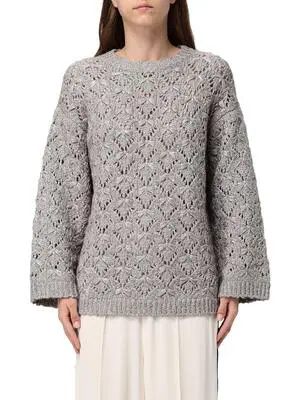 Fabiana Filippi Textured Knit Pullover - Grey