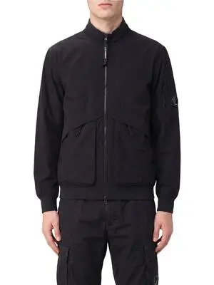 C.P. COMPANY Polyester Bomber Jacket - Black