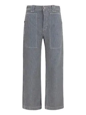 Isabel Marant Étoile Striped Wide-leg Jeans - Blue