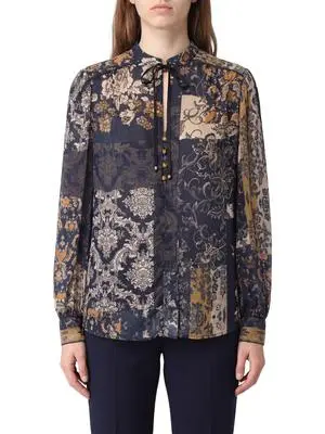 Liu Jo Patchwork Print Blouse - Blue