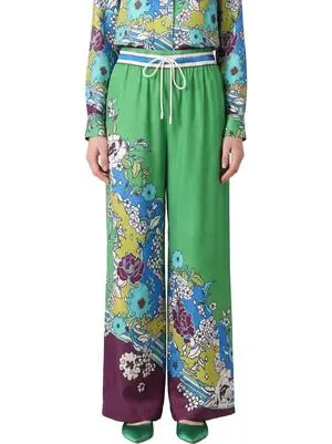 ALEMAIS Printed Wide Leg Trousers - Multicolor