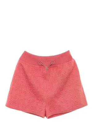 Hermès Knit Shorts With Cliquetis Pattern - Red