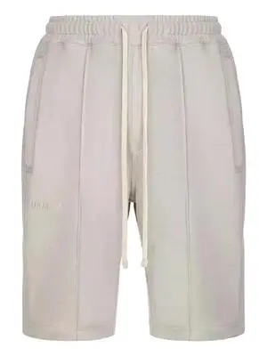 HAMZA Drawstring Waist Jersey Shorts - Neutrals