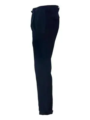 BRIGLIA 1949 Pleated Corduroy Trousers - Blue
