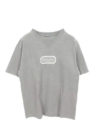 Dior 2010s Logo-embroidered T-shirt - Grey