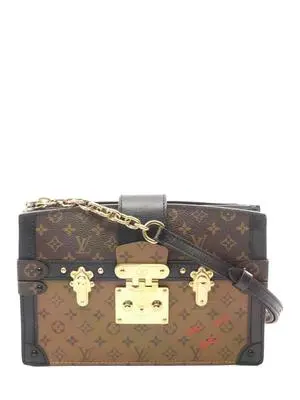 LOUIS VUITTON Trunk Monogram Reverse Canvas Clutch Bag - Brown