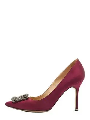 MANOLO BLAHNIK Manolo Blahnik 110mm Jewel Buckle Pumps