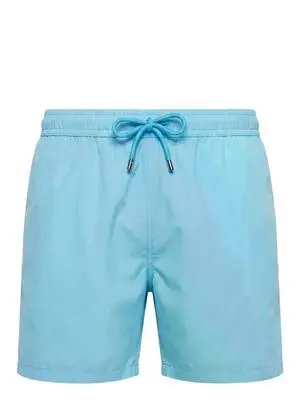 Fedeli Drawstring Swim Shorts - Blue