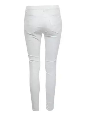 Elisabetta Franchi High-waisted Five Pockets Jeans - White