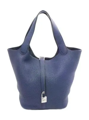 Hermès 2019 Mm Picotin Lock Tote Bag - Blue