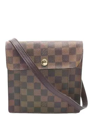 LOUIS VUITTON Damier Ebene Pimlico Shoulder Bag - Brown
