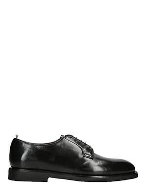 Officine Creative Bariton Leather Derby Shoes - Black
