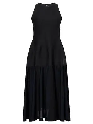 CFCL Arched Sleeveless Knitted Maxi Dress - Black Multi