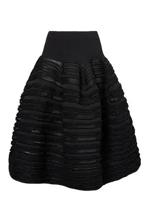 CFCL Pottery Swell Glit Knitted Mini Skirt - Black Black
