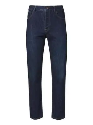 THE ROW Moe Straight Leg Jeans - Blue