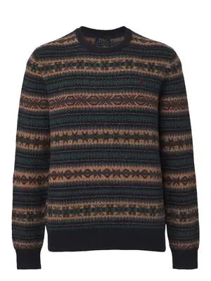 Polo Ralph Lauren Fair Isle Wool Pullover Sweater - Multicoloured
