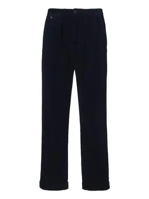Polo Ralph Lauren Whitman Cotton Corduroy Straight Leg Trousers - Blue