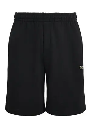 Lacoste Cotton Logo Shorts - Black