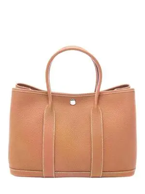 Hermès Hermès 2025 TPM Garden Party Tote Bag Brown