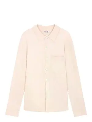 FURSAC Waffle-knit Long-sleeve Shirt - Neutrals