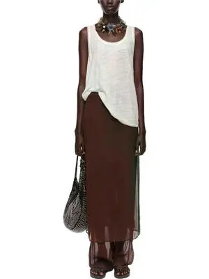 Bimba Y Lola Textured Skort - Brown