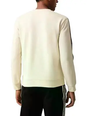 EA7 Logo-patch Tape-detail Sweatshirt - Neutrals