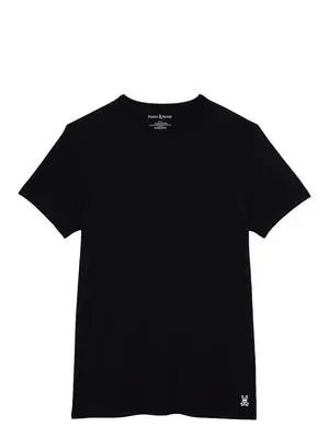 Psycho Bunny Crew-neck Short-sleeved T-shirt - Black