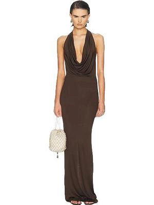 Eterne Gisele Maxi Dress - Bark