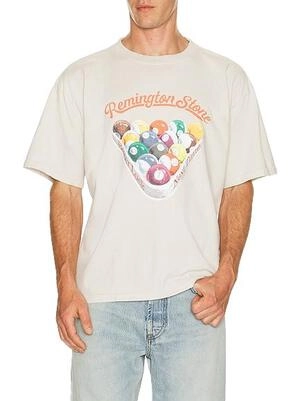 REMINGTON STONE Billiards 2 Tee - Bone