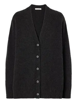 THE ROW Pranavi Cashmere Cardigan - Gray
