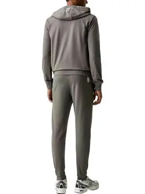 EA7 Logo-print Tracksuit - Grey