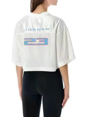 JORDAN Brooklyn Cropped T-shirt - White