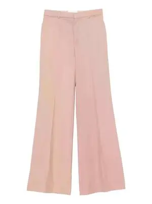 Chloé Wool Gabardine Trousers - Pink