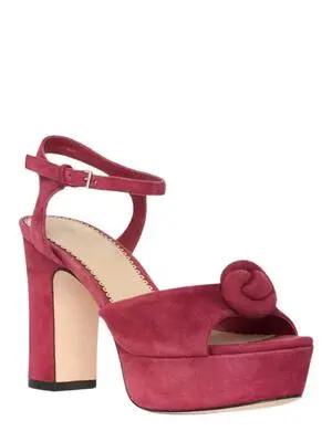Cinq À Sept Arianna Knot Detail Sandals - Red