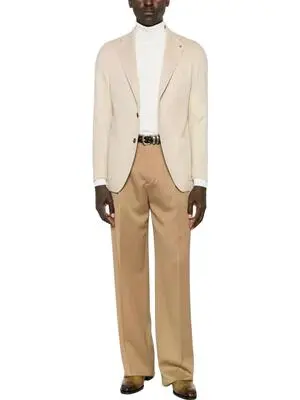 Tagliatore Single-breasted Notched-lapels Jacket - Neutrals