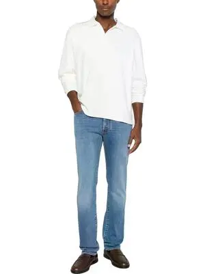 Jacob Cohen Bard Contrast-stitching Slim-fit Jeans - Blue
