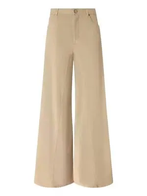 Pinko Winona Wide-leg Jeans - Neutrals