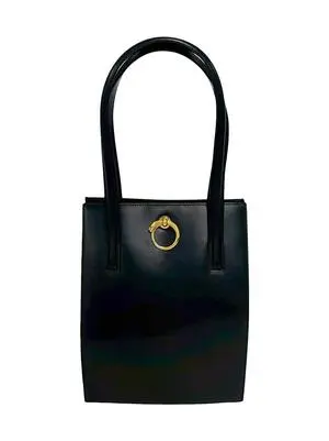 Cartier Leather Panthere Tote Bag - Black
