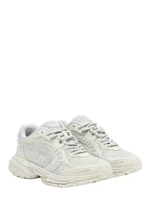 DIESEL® S-pro-v-dense Rhinestone Embellished Mesh Sneakers - Grey