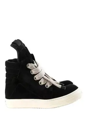 Rick Owens Jumbolace Geobasket High-top Sneakers - Black