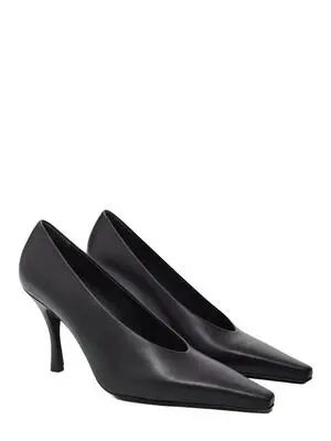 Loulou De Saison Aubrey Pointed-toe Pumps - Black