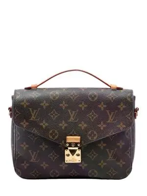LOUIS VUITTON 2018 Monogram Pochette Metis Satchel - Brown