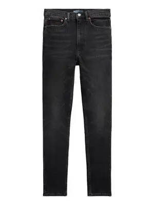 Polo Ralph Lauren High-rise Slim-fit Jeans - Black