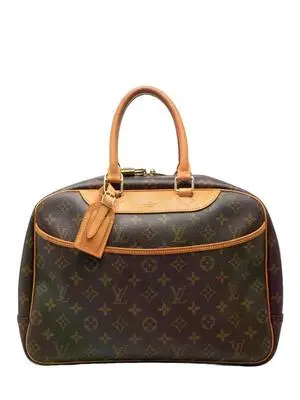 LOUIS VUITTON 1990-2010 Monogram Deauville Handbag - Brown