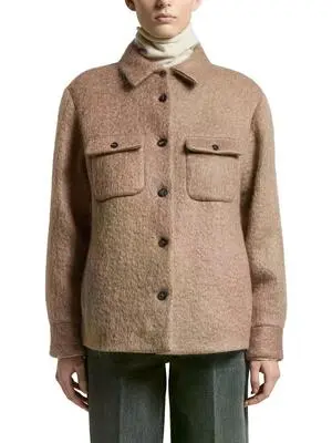 Peserico Button-up Chest-pocket Jacket - Neutrals
