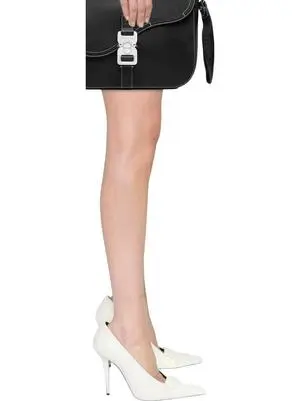 Dior 2024 Medium Grained Calfskin Saddle With Flap Clutch Bag - Black